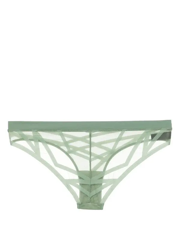 Marlies Dekkers The Illusionist Mesh Briefs - Green