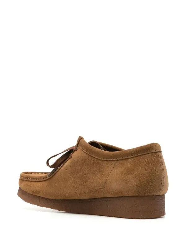 Clarks Wallabee Derby Shoes - Brown