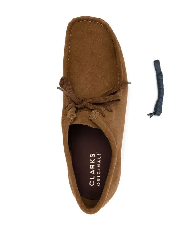 Clarks Wallabee Derby Shoes - Brown