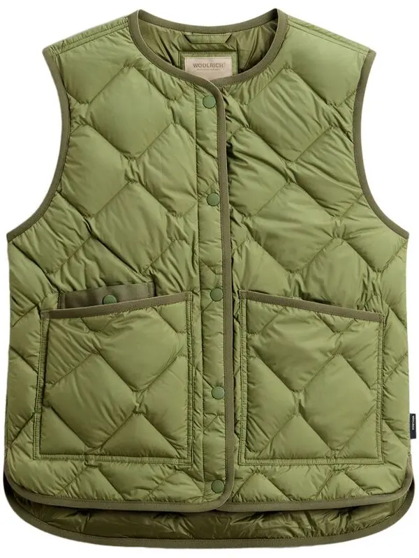 Woolrich Heritage Quilted Vest - Green
