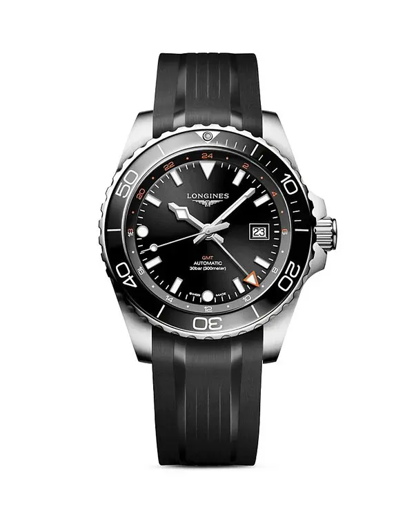 LONGINES Hydroconquest Gmt 43mm Watch - Black