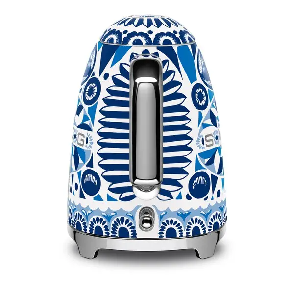 SMEG 50's Retro Style Aesthetic Blu Mediterraneo Kettle - Blue