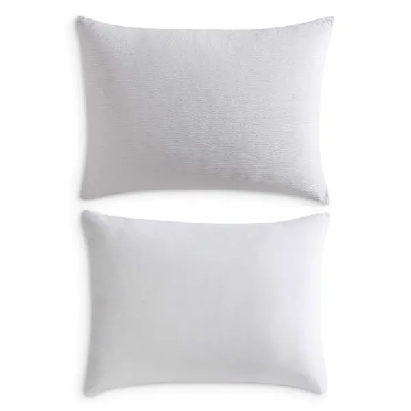 Calvin Klein Seersucker 3 Piece Comforter Set - White
