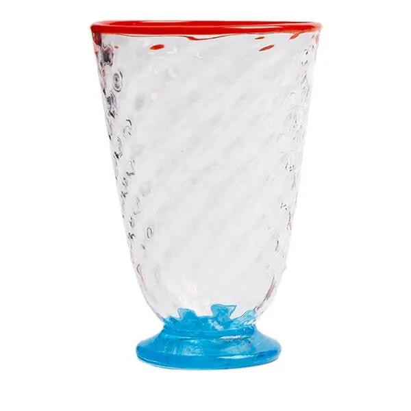 La DoubleJ Quilted Murano Glasses, Mixed Set Of 4