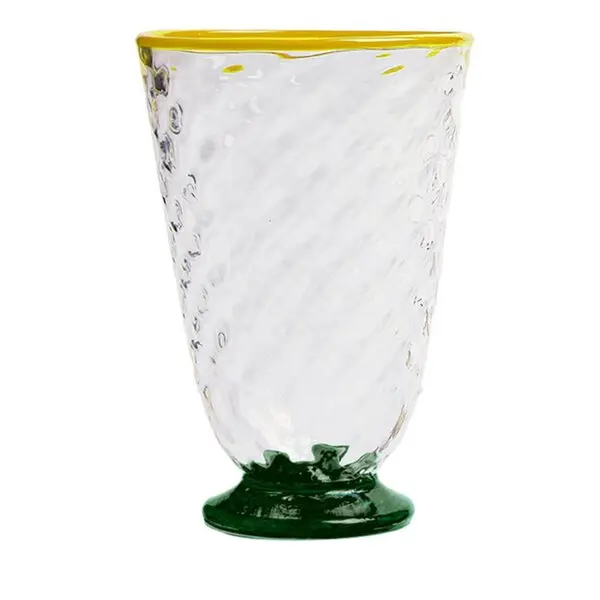 La DoubleJ Quilted Murano Glasses, Mixed Set Of 4