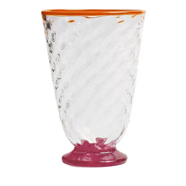 La DoubleJ Quilted Murano Glasses, Mixed Set Of 4