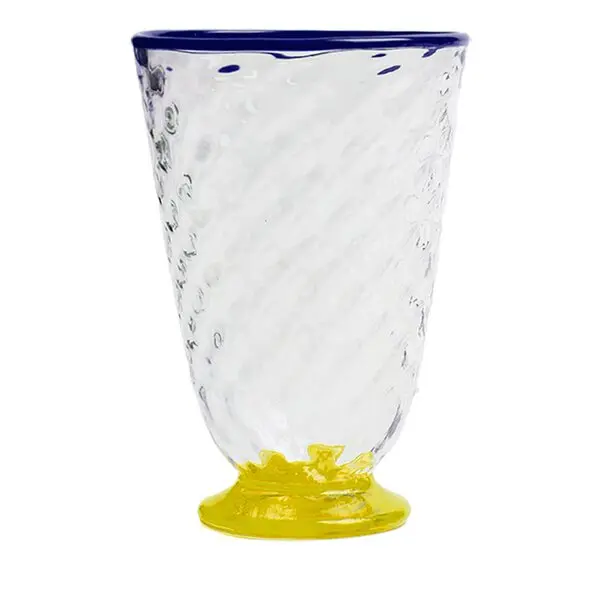 La DoubleJ Quilted Murano Glasses, Mixed Set Of 4