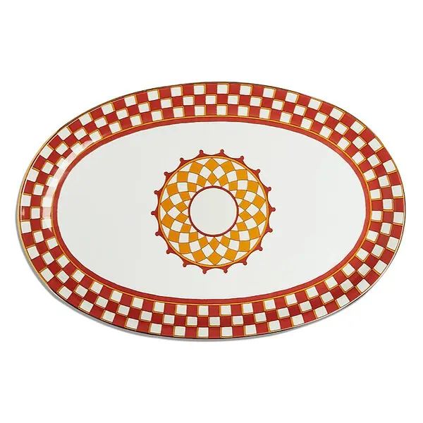La DoubleJ Apollo Oval Platter - Mattone