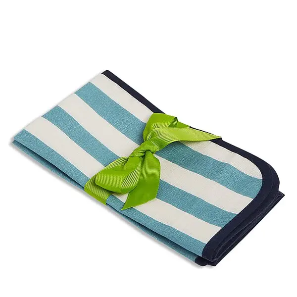 La DoubleJ Riviera Large Linen Napkins, Set Of 2 - Sky Blue