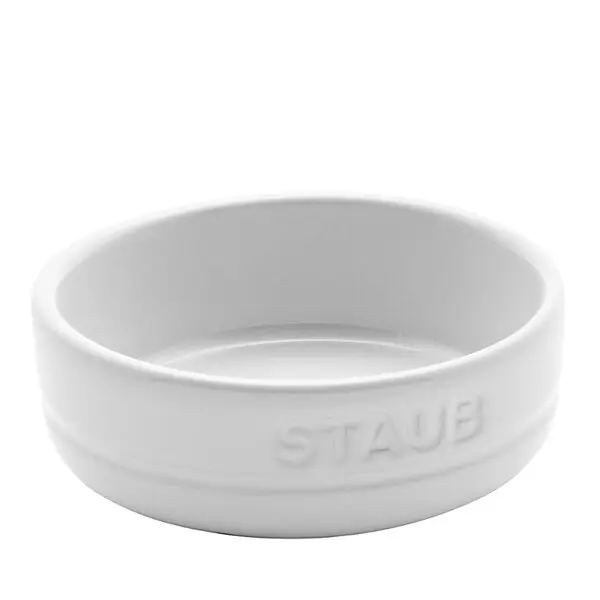 STAUB Condiment Dishes, White, Set Of 4 - No Color