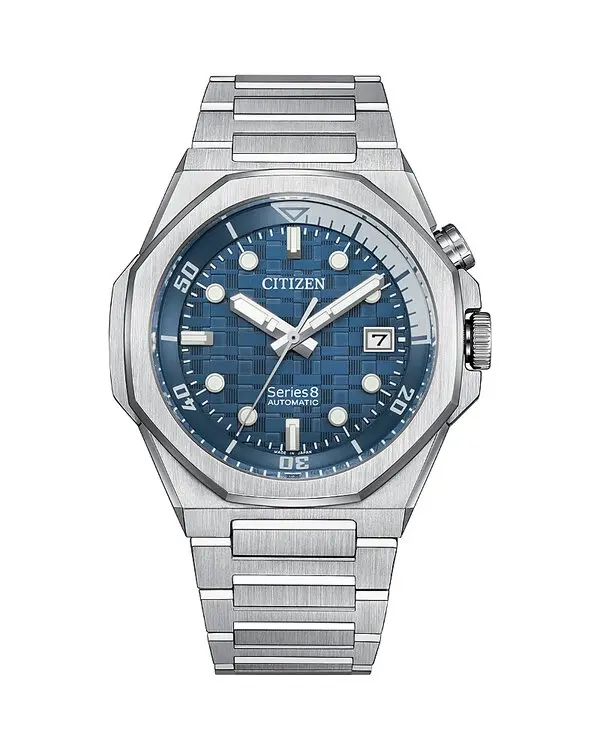Citizen Series 8 43mm Watch - Blue/silver