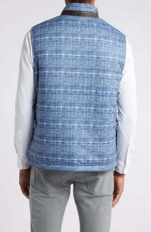 Johnston & Murphy Upton Quilted Reversible Vest - Navy
