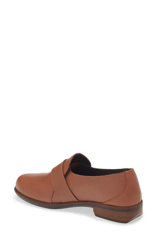 Naot Viscol Strap Loafer - Caramel Leather