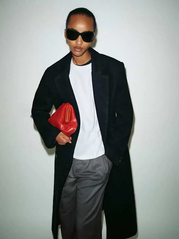 REFORMATION Lucas Coat - Black
