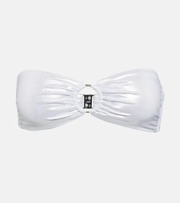 Melissa Odabash Tortola Bikini Top - Silver