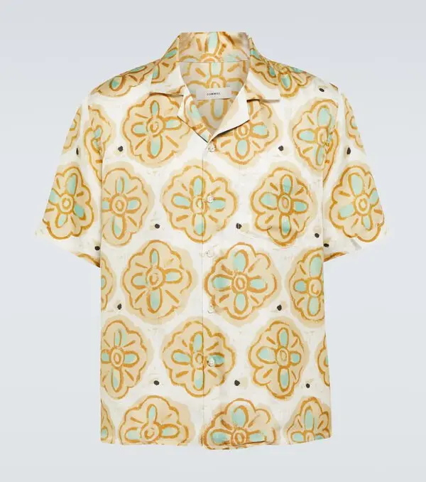 Commas Printed Silk Shirt - Multicoloured