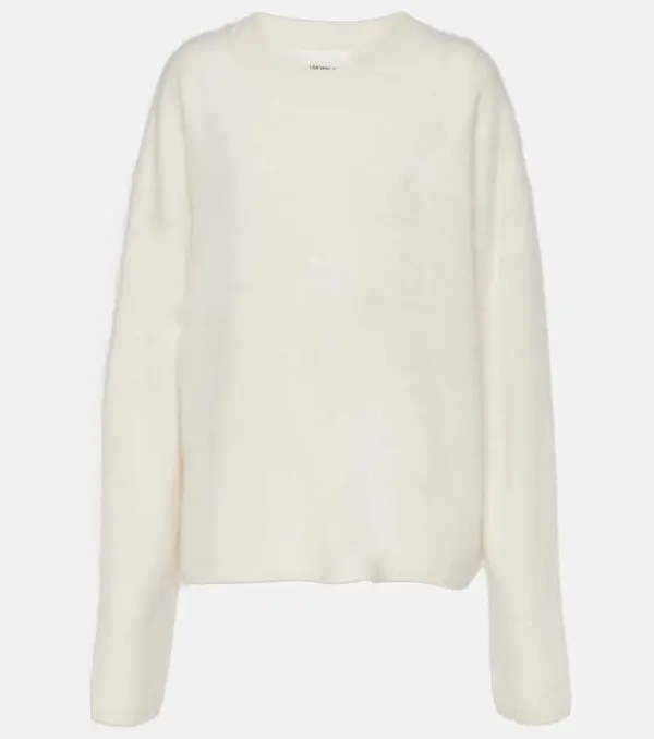 LISA YANG Natalia Brushed Cashmere Sweater - Neutrals