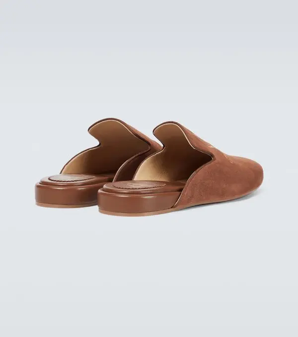 CHRISTIAN LOUBOUTIN Coolito Flat Mules - Brown