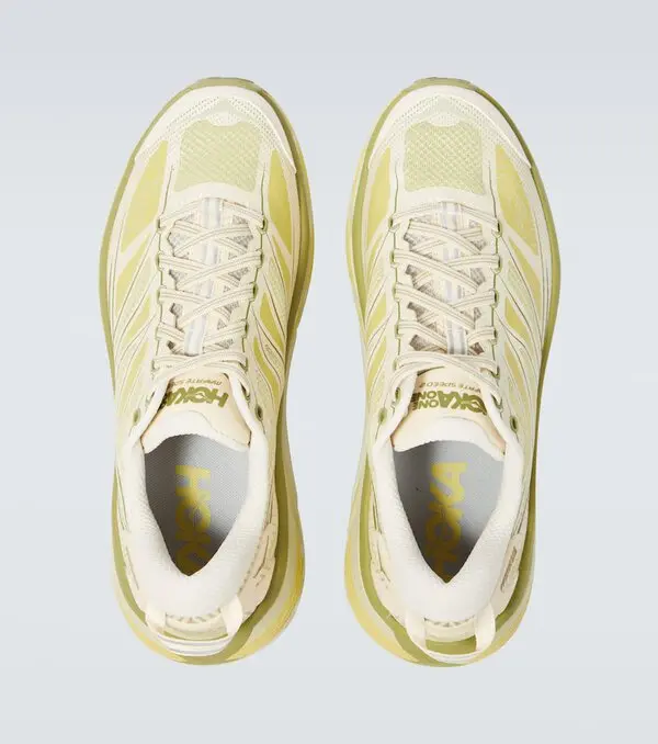 Hoka One One Mafate Speed 2 Lace-up Sneakers - White