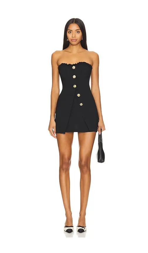 Majorelle Brooke Mini Dress - Black