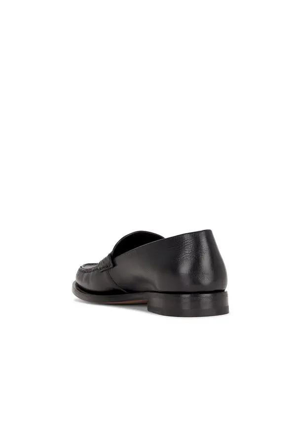 The Row Novus Mocassin Loafer - Black | Editorialist