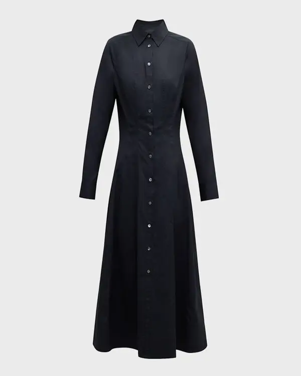 Veronica Beard Goldie Midi Shirtdress
