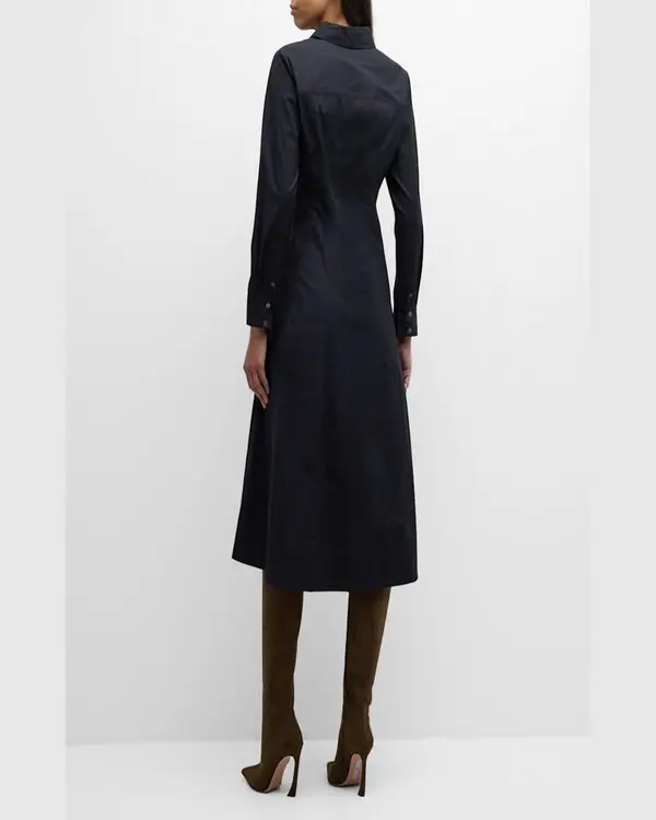 Veronica Beard Goldie Midi Shirtdress
