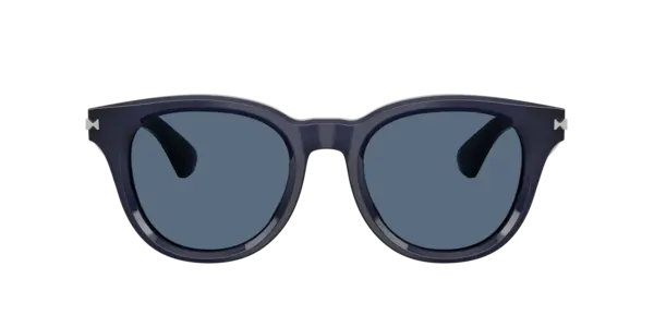 Burberry Round Frame Sunglasses - Dark Blue