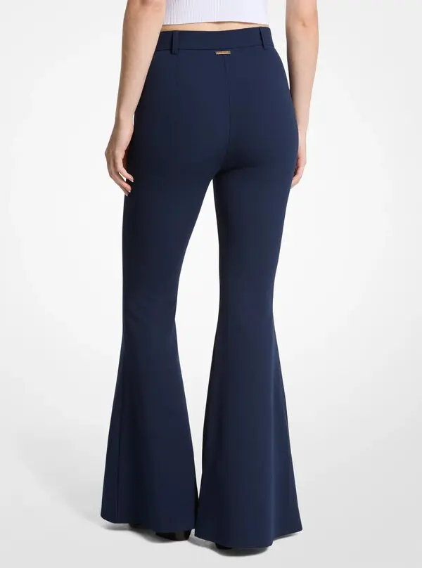 Michael Kors Stretch Crepe Flared Pants