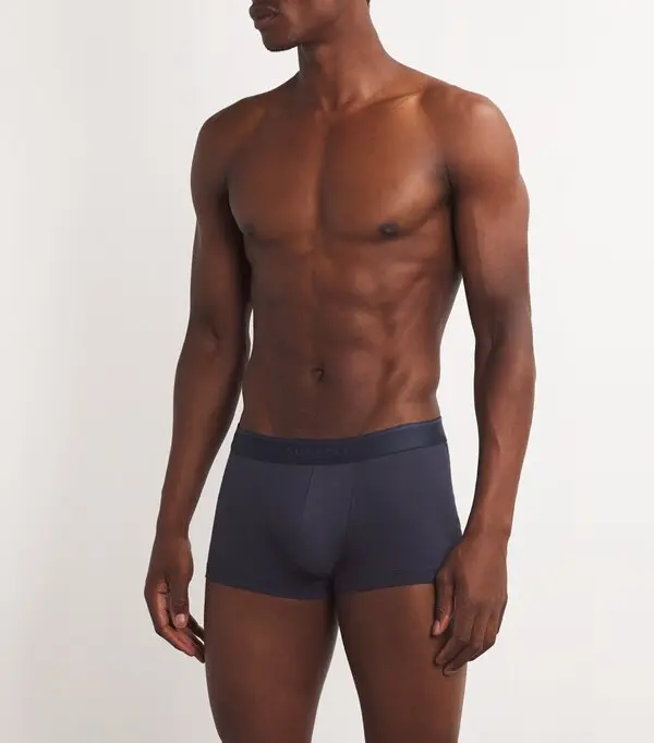 Sunspel Stretch-cotton Trunks - Navy