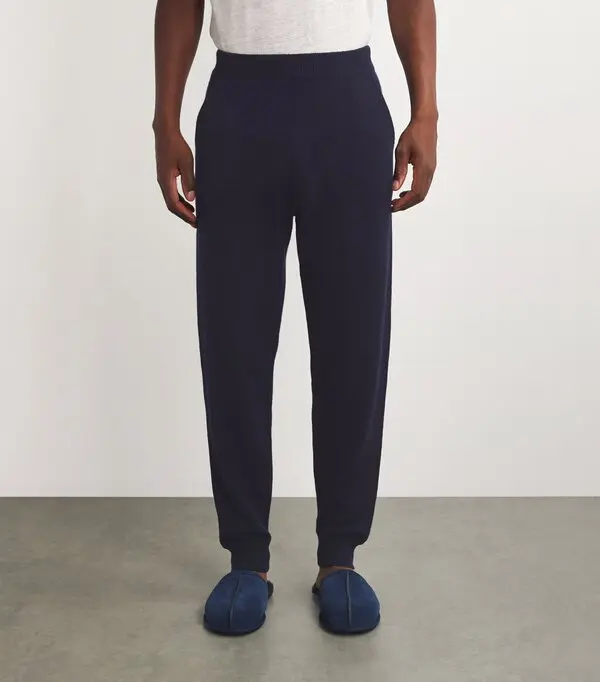 Harrods Cashmere Sweatpants - Navy