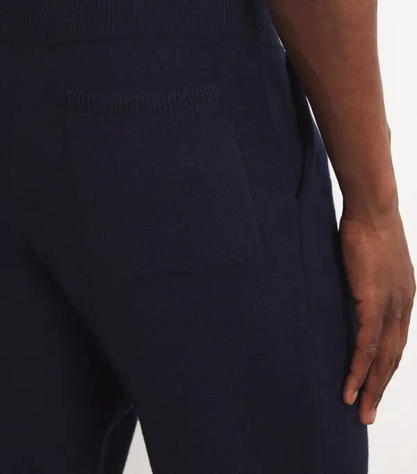 Harrods Cashmere Sweatpants - Navy