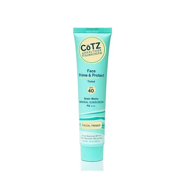 COTZ SKINCARE Face Prime & Protect Spf 40 Tinted - Turquoise,aqua