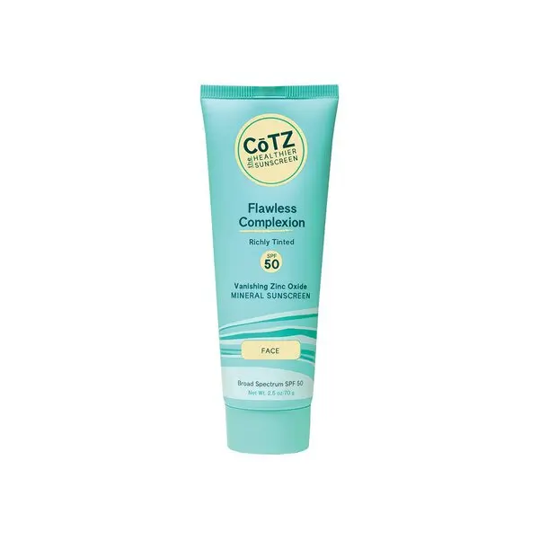COTZ SKINCARE Flawless Complexion Spf 50 Richly Tinted - Turquoise,aqua