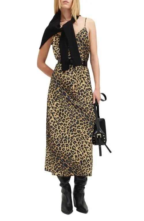 ALLSAINTS Hera Crop Sweater & Midi Slipdress Set