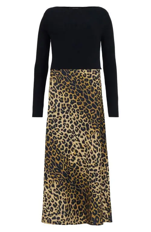 ALLSAINTS Hera Crop Sweater & Midi Slipdress Set