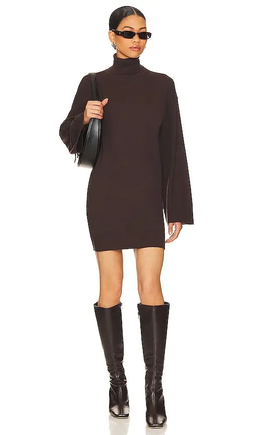 Lpa Fallon Sweater Dress - Chocolate