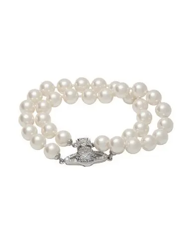 VIVIENNE WESTWOOD Graziella Pearl Bracelet - Silver