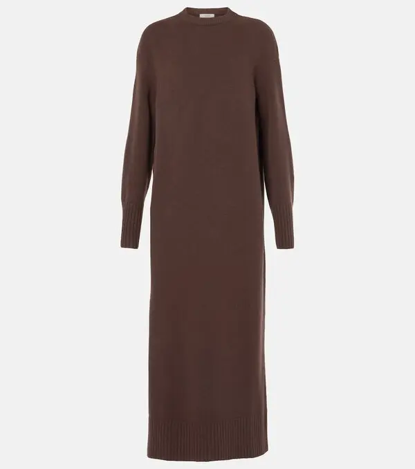 FFORME Ainsley Wool And Cashmere Shift Dress - Brown