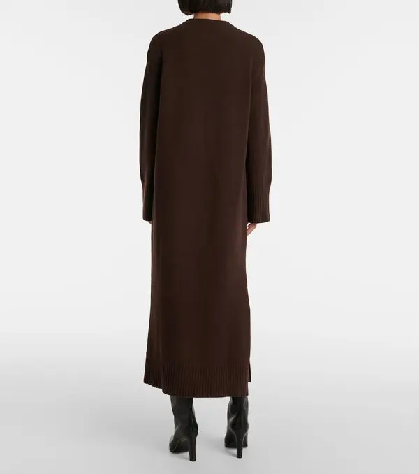 FFORME Ainsley Wool And Cashmere Shift Dress - Brown