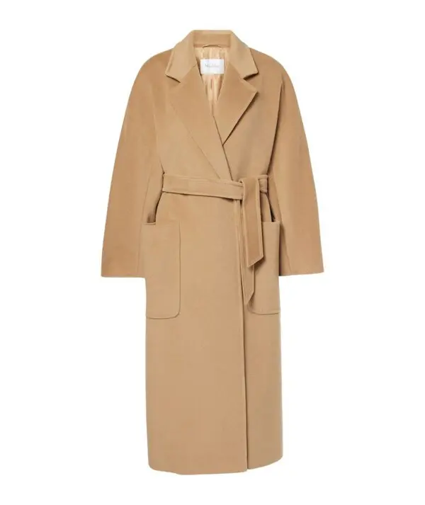 Max Mara Locri Wool And Cashmere Wrap Coat
