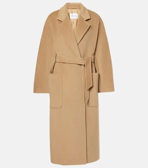 Max Mara Locri Wool And Cashmere Wrap Coat