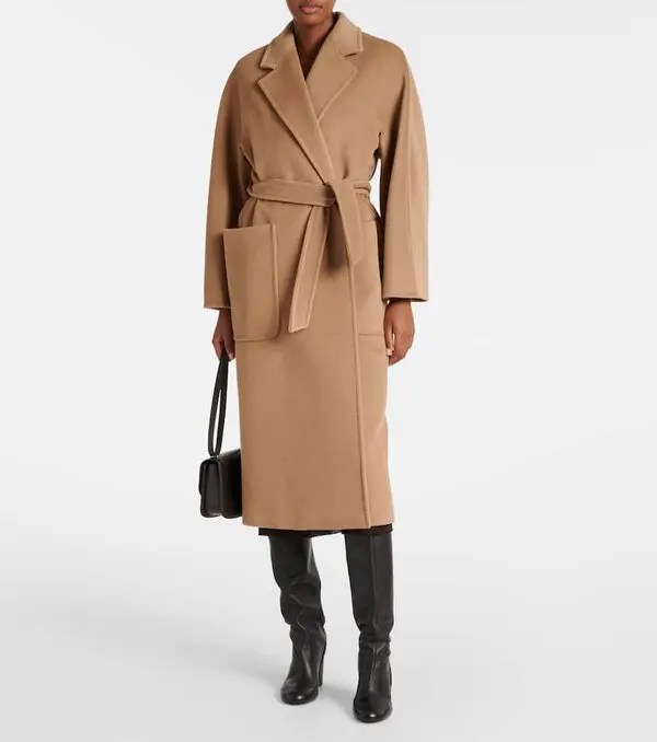 Max Mara Locri Wool And Cashmere Wrap Coat