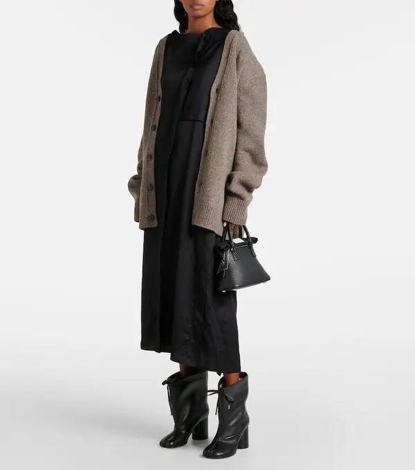 MAISON MARGIELA Tabi Drawstring Leather Ankle Boots