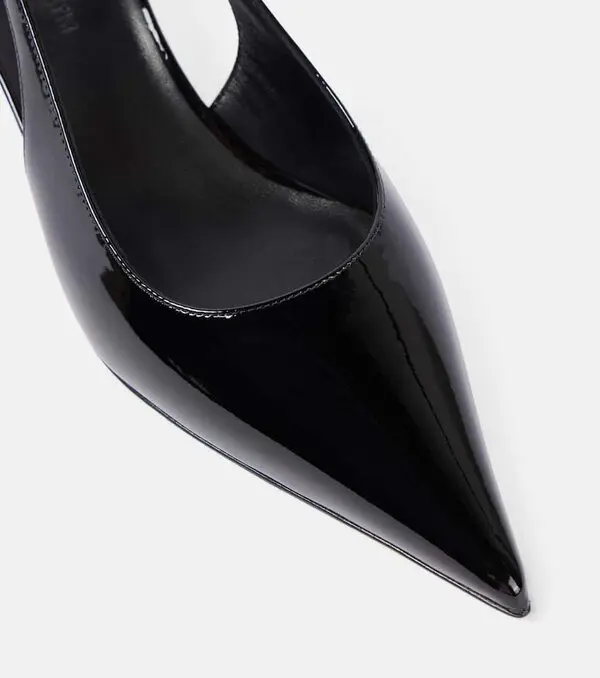 Magda Butrym Floral-appliqué Slingback Pumps