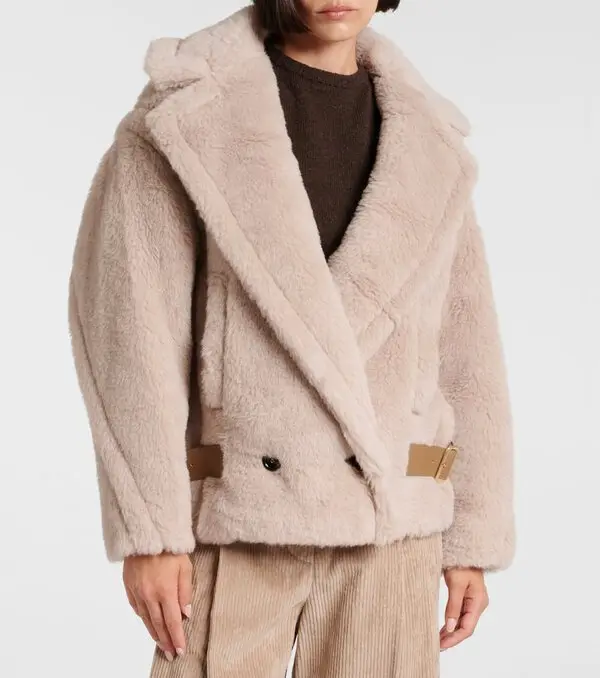 Max Mara Radice Teddy Jacket - Beige