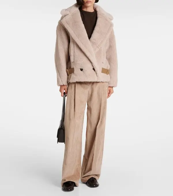 Max Mara Radice Teddy Jacket - Beige