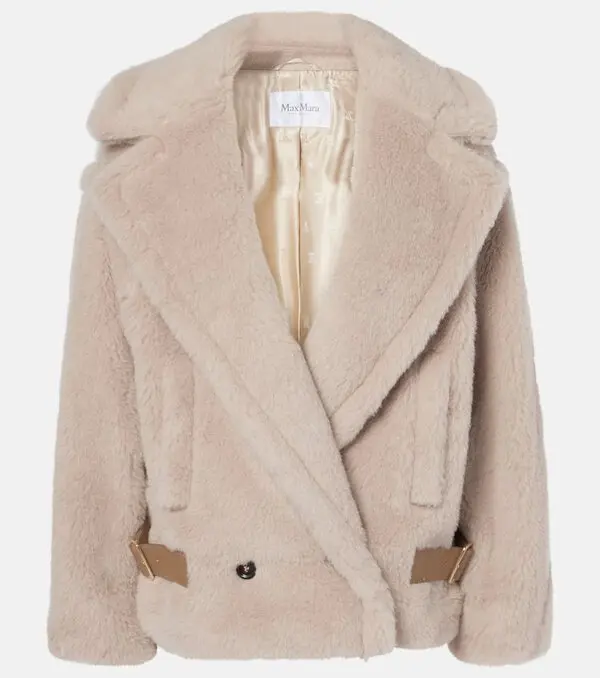 Max Mara Radice Teddy Jacket - Beige
