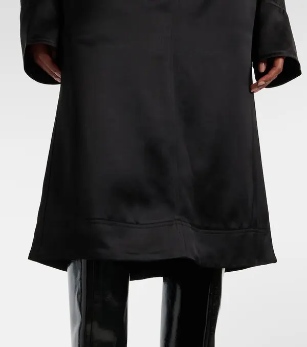 TOTEME Paneled Satin Midi Skirt