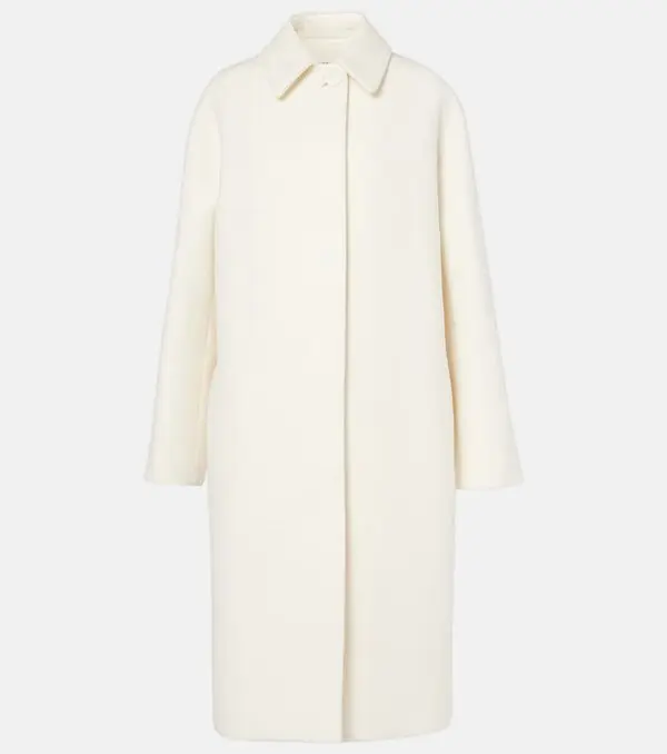 FFORME Jamie Virgin Wool Coat - White